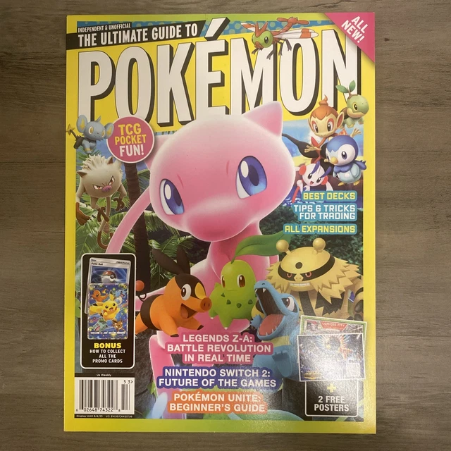 THE ULTIMATE GUIDE to POKEMON 2025 MAGAZINE+ 2 POSTERS All NEW TCG ...