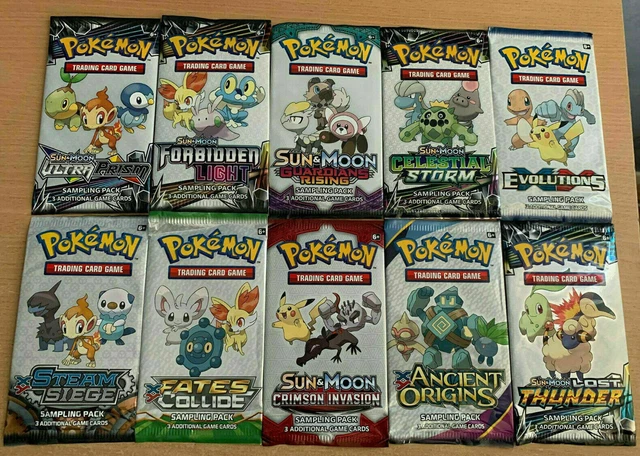 10 NEW SEALED Pokemon Sampling/Fun Packs All Different Sets From XY ...