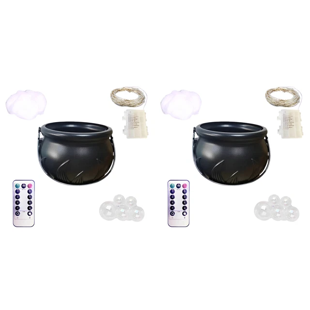 HALLOWEEN DECORATIONS DIY Bubbling Cauldron Set Spooky Vintage Decor ... HALLOWEEN DECORATIONS DIY Bubbling Cauldron Set Spooky Vintage Decor ...