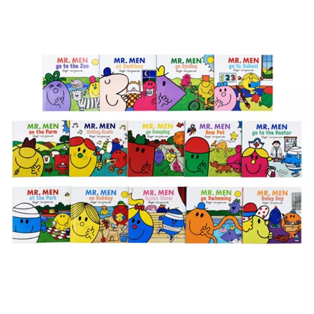 ROGER HARGREAVES MR Men and Little Miss Everyday 14 Books Collection ...