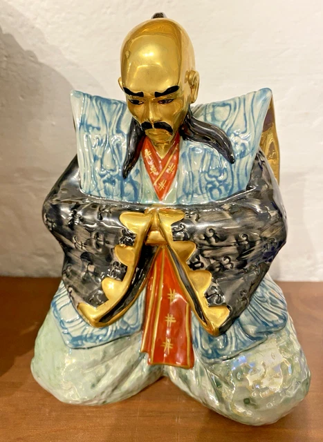 EDOARDO POCKET - Porcelain Statue "Samurai" - Capodimonte - Hand ...