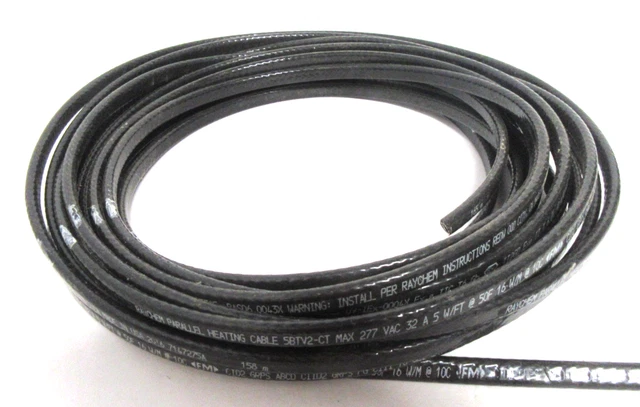 (37 FT) RAYCHEM nVent 5BTV2-CT Self-regulating Industrial Heating Cable ...