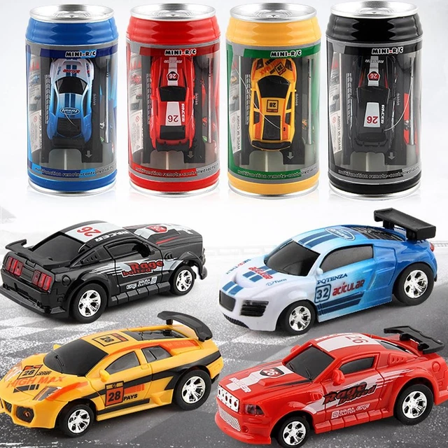 MINI COKE CAN Car Speed RC-Radio Remote Control Micro Racing Car Kids ...