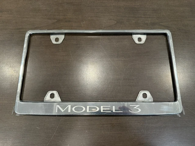 2017-2024 TESLA MODEL 3 M3 Rear License Plate Frame Bracket Holder ...