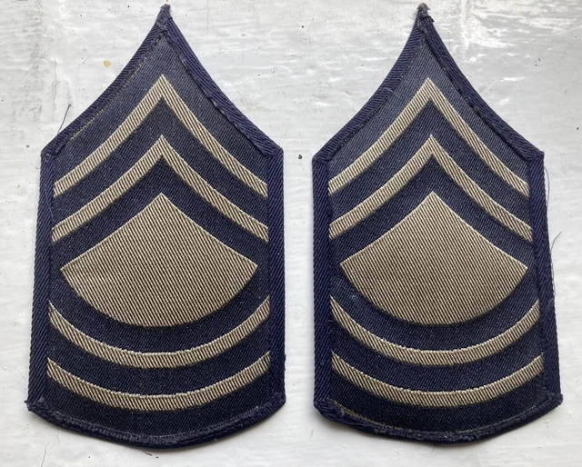 WW2 US ARMY Master Sergeant Rank Stripes Pair American Original EUR 28 ...