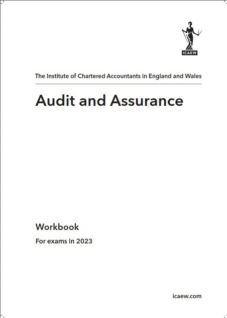 ONLINE AUDIT AND Assurance ACA Professional Level ICAEW Workbook 2023 £ ...