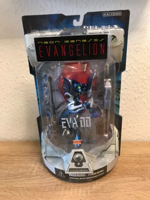 NEON GENESIS EVANGELION EVA-00 Proto Type Blue Figur Art Asylum Kaiyodo ...