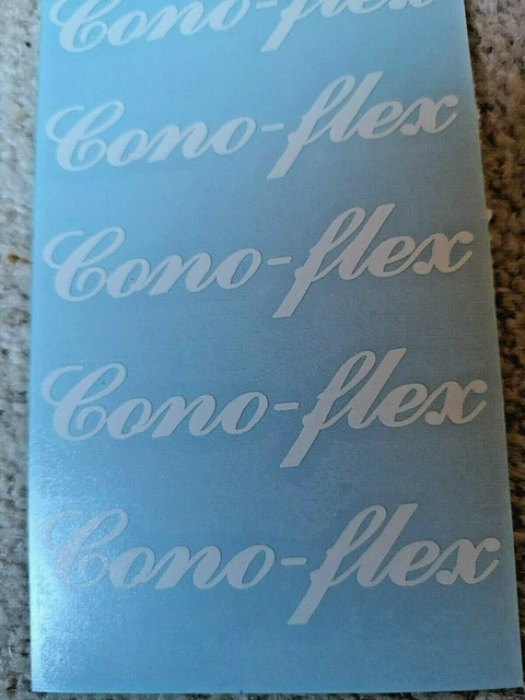 CONOFLEX STICKER/LABEL/DECAL (FISHING re-build,) THESE ARE THE WHITE ...