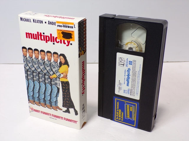 MULTIPLICITY 1996 VHS Micael Keaton Andie MacDowell Harris Yulin ...