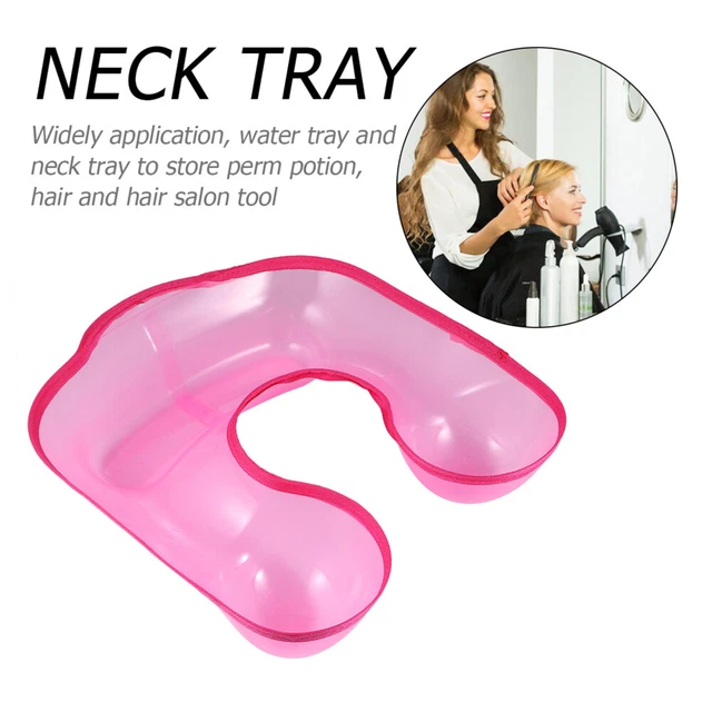 HAIR DYE NECK Tray Neck Tray Perm Hair Solution Hair Washing Water Tray ...