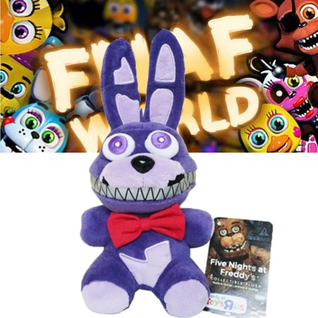 FNAF FIVE NIGHTS At Freddy's Nightmare Bonnie Plush Toy 7" Plushie ...