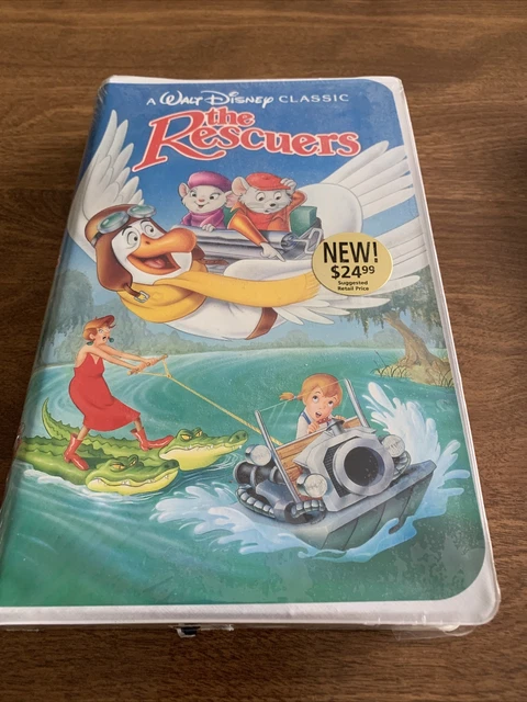 WALT DISNEY’S THE Rescuers VHS The Classics Black Diamond Edition ...