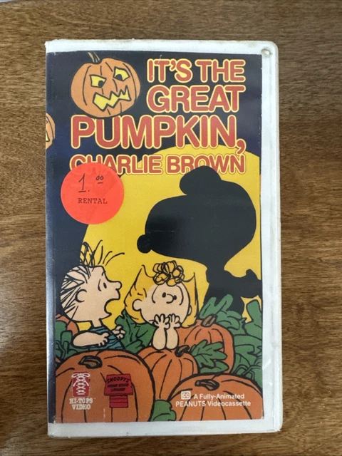 IT’S THE GREAT Pumpkin, Charlie Brown VHS 1988 volume 11 Hi-Tops Video ...