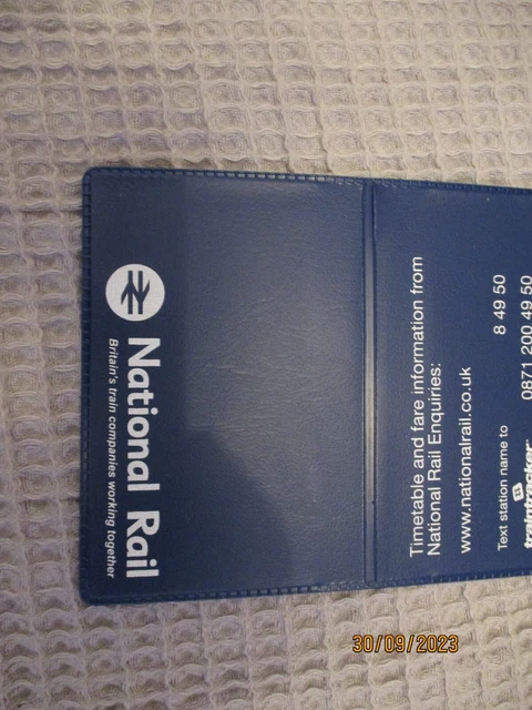 BRITISH RAILWAYS NATIONAL Rail - Season Ticket Wallet £2.00 - PicClick UK