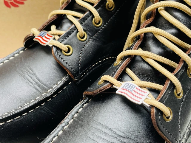 RED WING BOOTS 8849 6'' Classic Moc Toe Black Prairie Uk 10.5 US 11.5 ...