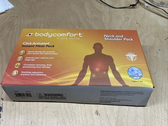 BODY COMFORT REUSABLE Therapeutic Heat Pack Neck & Shoulder Pack SEALED ...