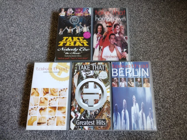 5 TAKE THAT VHS Video Nobody Else Hometown Berlin Everything Changes ...