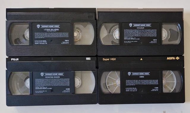 LOT DE 4 Films VHS Version Française Warner Home Vidéo EUR 19,00 ...