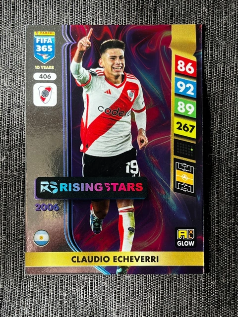 CARTE CARD PANINI Adrenalyn Fifa 365 2025 Rising Stars Claudio ...