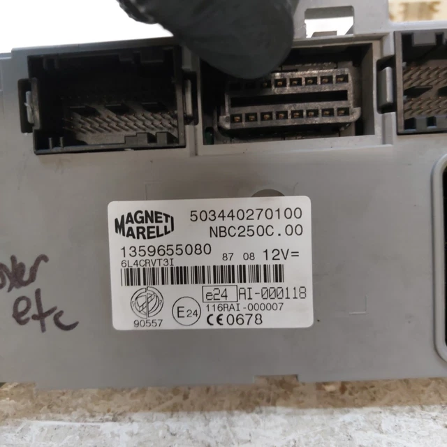 PEUGEOT BOXER RELAY Ducato 2006-2014 BCM Body Control Module Fuse Box ...