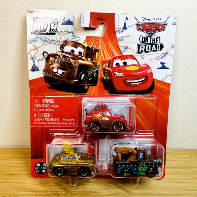 DISNEY PIXAR CARS Mini Racers Rumbler Lightning McQueen Rumbler Mater ...