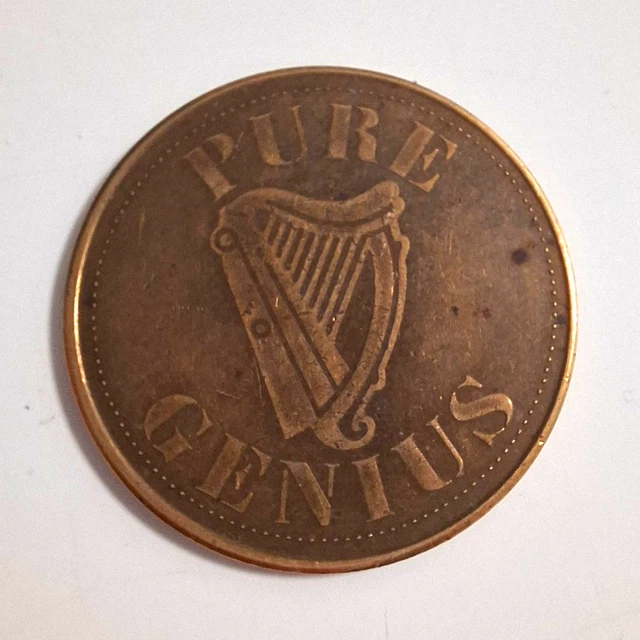 GUINNESS METAL TOKEN - Free Pint of Draught Guinness Stout Exchange ...