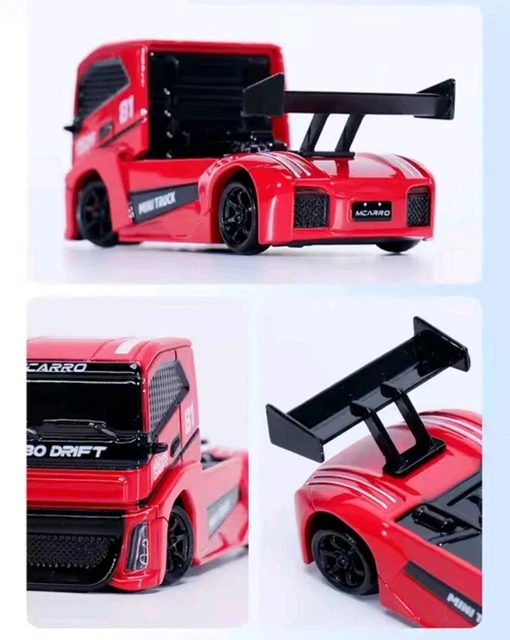 1/87 MINI DRIFT Truck Rc Car Crimson Red BNIB Working Lights 2.4g ...