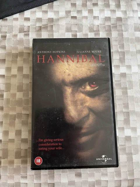 HANNIBAL BIG BOX Ex Rental VHS Video - BLOCKBUSTER VIDEO Sticker ...