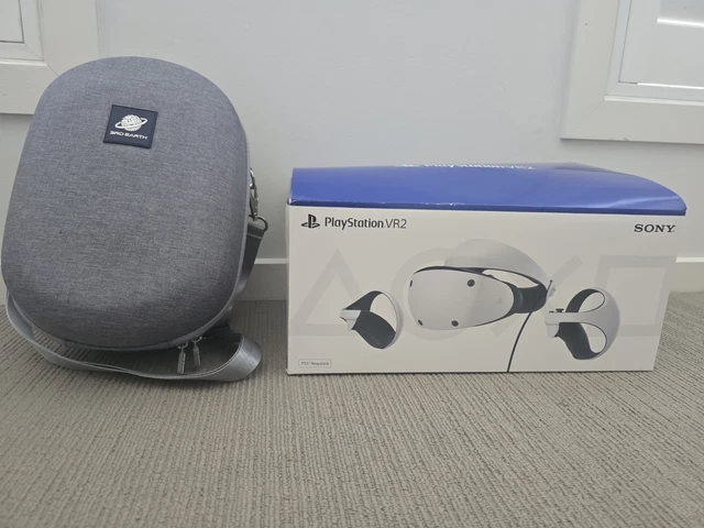 PLAYSTATION VR2 HEADSET, controllers and carry case. PSVR2 great ...