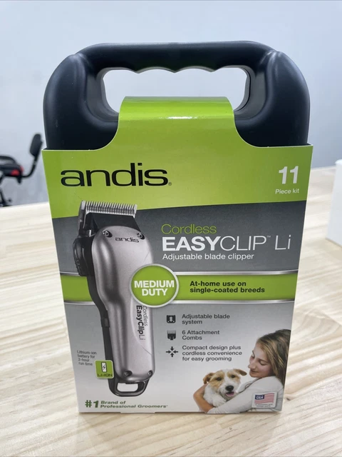 ANDIS EASYCLIP LI Cord/Cordless Pet Clipper - Silver $99.00 - PicClick AU