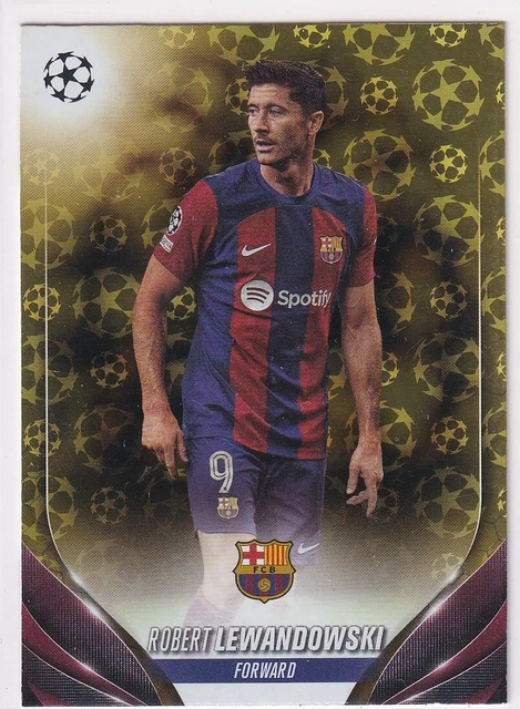 TOPPS CL CLUB Competition 2023-24 No. 11 Robert Lewandowski Oro ...