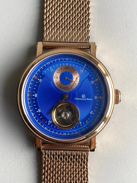 MENS CONSTANTIN WEISZ Automatic Open Balance Watch £125.00 - PicClick UK