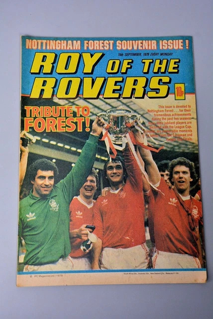 R&L VINTAGE MAGAZINE Comic: Roy of the Rovers 15th September 1979 £4.50 ...