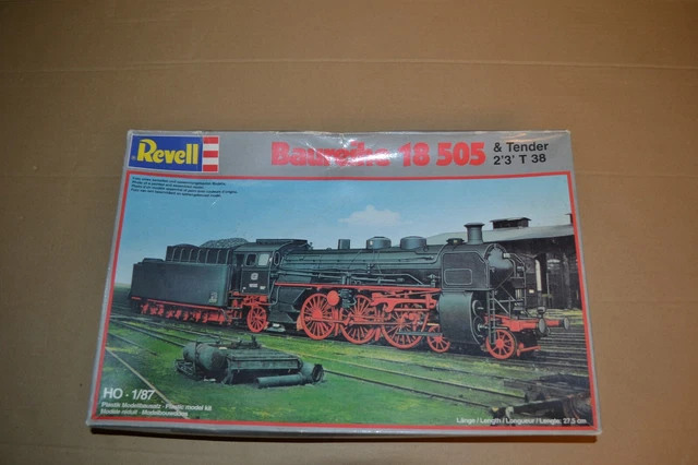 ANCIENNE MAQUETTE REVELL Ref 02167 Baureihe 18 505 +Tender 2'3' T 38 Au ...