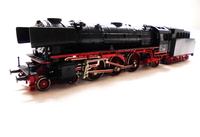 FLEISCHMANN 4170 H0 Dampflok &Tender BR 01 220 DC DB Schwarzer Gigant (Video) EUR 90,00 ...