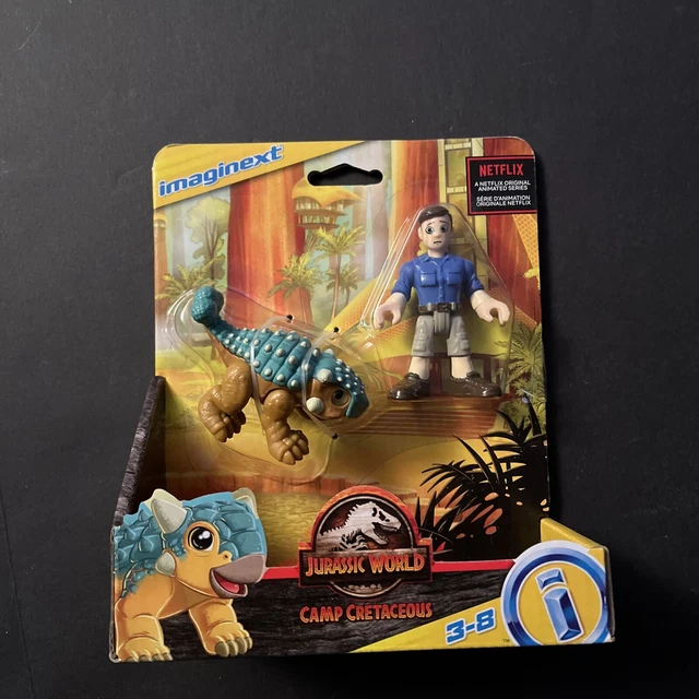 FIGURINE JURASSIC WORLD Imaginext Camp Cretaceous Bumpy and Ben EUR 10 ...