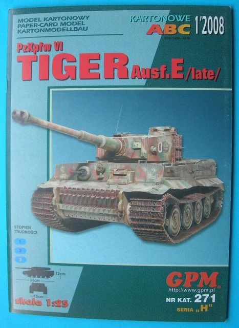 GPM 271 (1/2008) - Deutscher schwerer Panzer PzKpfw Tiger Ausf. E (spät ...