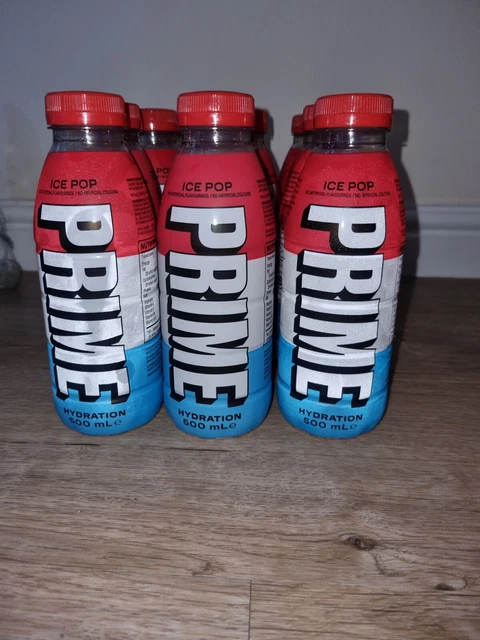 Prime Hydration Drink Logan Paul X Ksi Ice Pop 12 Pack V Rare New