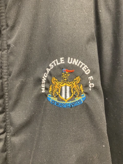 VINTAGE NEWCASTLE UNITED Football Training Jacket Adidas Bench Coat ...