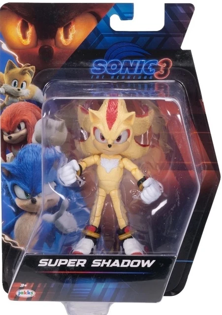 SONIC THE HEDGEHOG 3 Movie SUPER SHADOW 5" Inch Wave 3 Jakks Pacific 2025 Figur EUR 43,44 ...