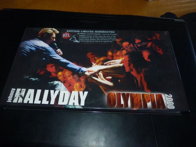 COFFRET LONGBOX 2 Cd + Livret "Johnny Hallyday : Olympia 2000" EUR 11 ...