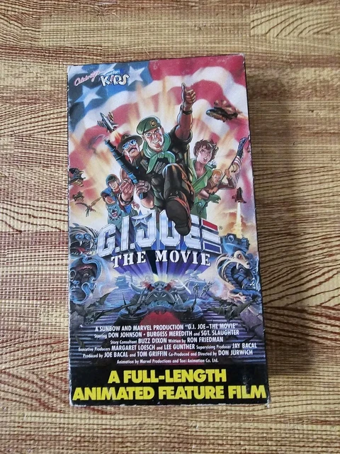 G.I. JOE THE Movie Vhs Rare Oop 80S Animated Cartoon $9.99 - PicClick