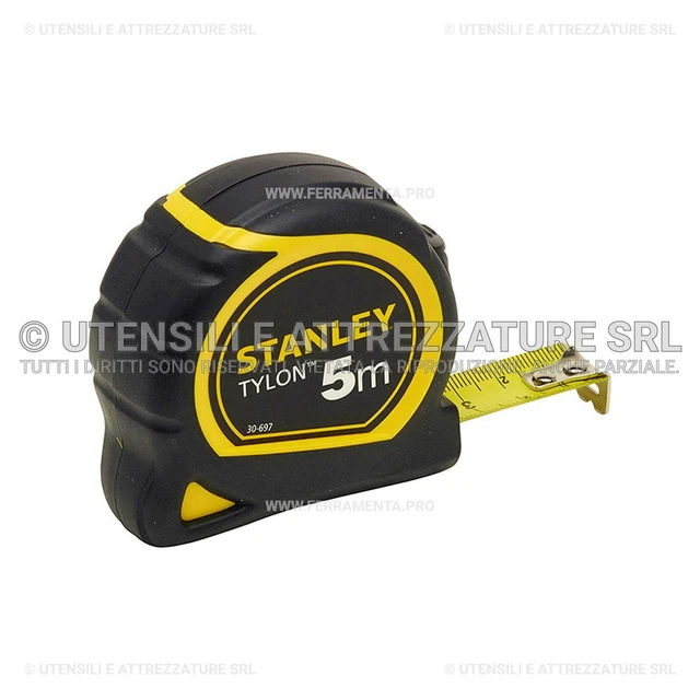 R&G STANLEY TYLON FLESSOMETRO METRO a NASTRO PROFESSIONALE LUNGHEZZA 3 - 5 - 8 M EUR 13,85 ...