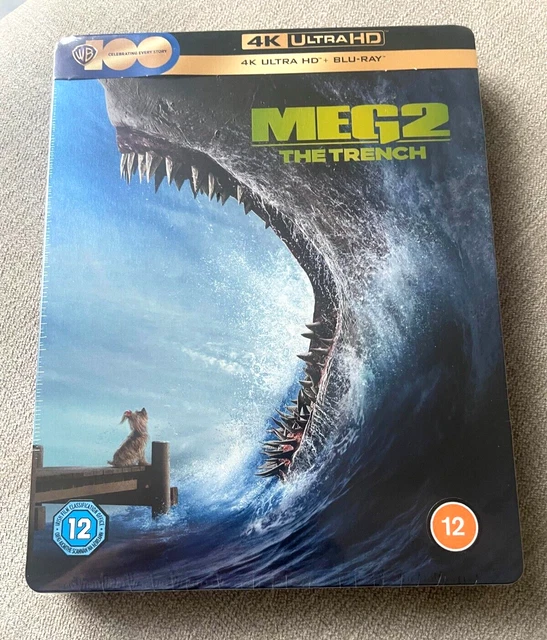 MEG 2: THE TRENCH 4k UHD + Steelbook Blu-ray 1/1000 nombre limité NEUF ...
