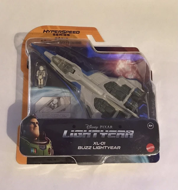 DISNEY PIXAR LIGHTYEAR Hyperspeed Series XL-01 Spaceship & Buzz ...