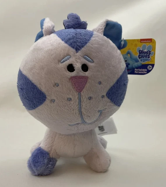 BLUE'S CLUES & You Periwinkle Cat Plush Stuffed 6" Tall Nick Jr New ...