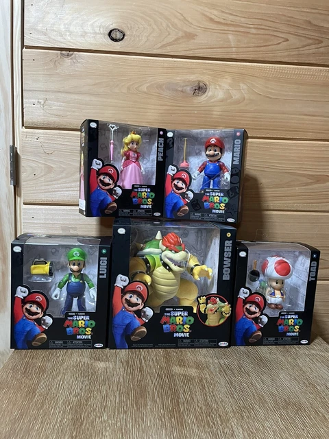 2023 SUPER MARIO BROS MOVIE Set Mario/Luigi/Toad/Bowser FIGURE SEALED NEW Jakks EUR 167,10 ...
