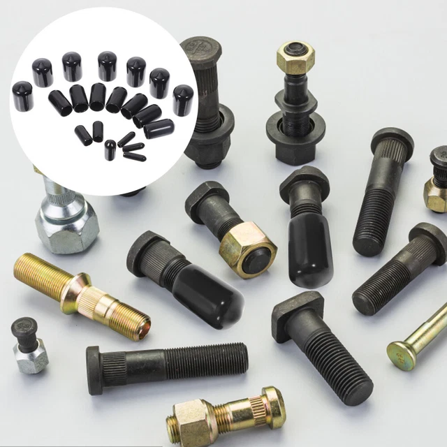 COVER CAPS FOR Screws Rubber Boot Furniture Protectors Cylinder £11.85 ...