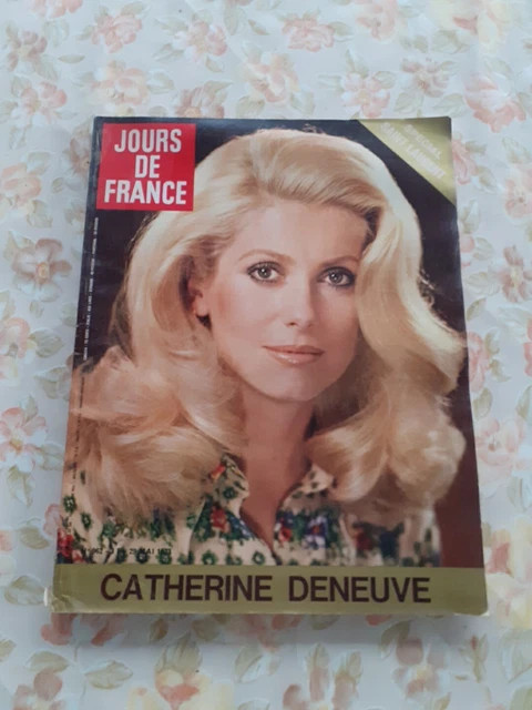 JOURS DE FRANCE DENEUVE CATHERINE SPÉCIAL SAINT LAURENT N° 962 du 29 Mai 1973 EUR 20,00 ...