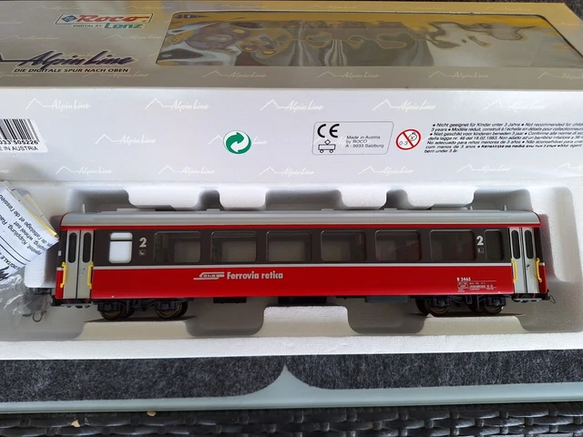 ROCO ALPIN LINE Spur 0m Personenwagen/Berninastrecke der RhB ...
